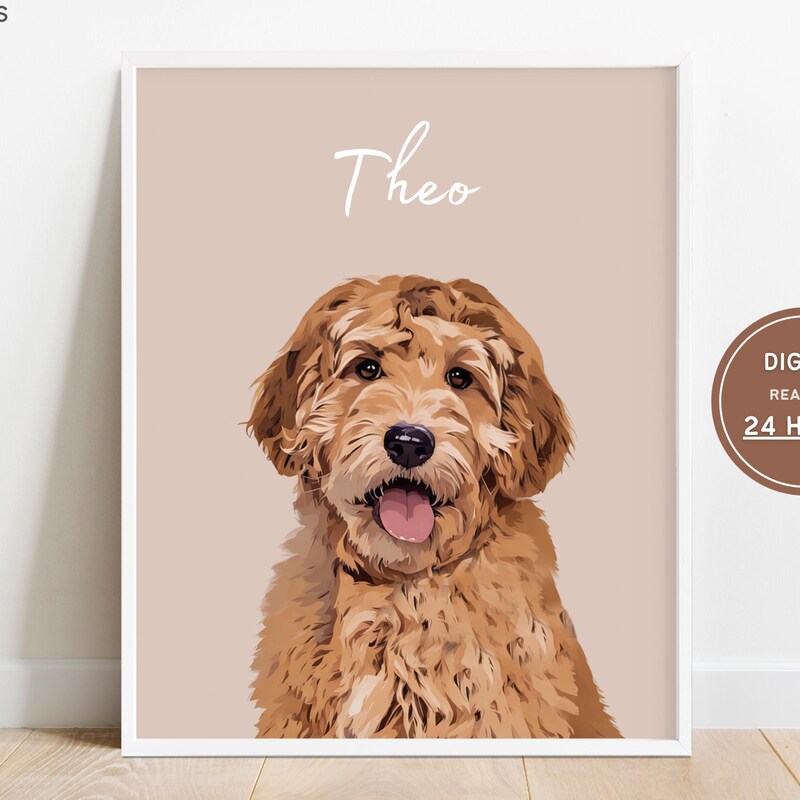 Custom Dog Poster - Etsy