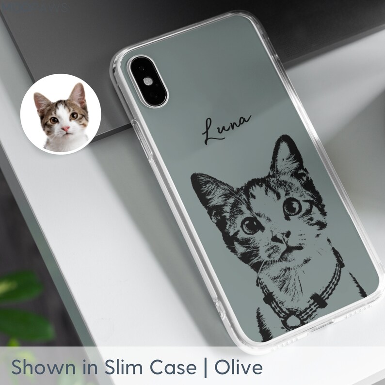 Custom Pet Phone Case Using Pet Photo Name Custom Dog Phone - Etsy