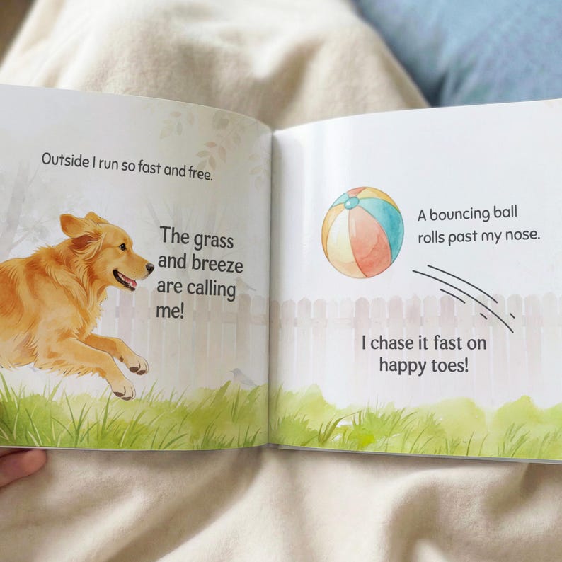 Personalised Dog Book From Pet Photo + Name Custom Pet Picture Photo ...