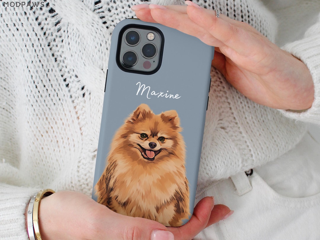 Custom Pet Phone Case Using Pet Photo + Name Custom Dog Phone Case Custom Cat Phone Case ...