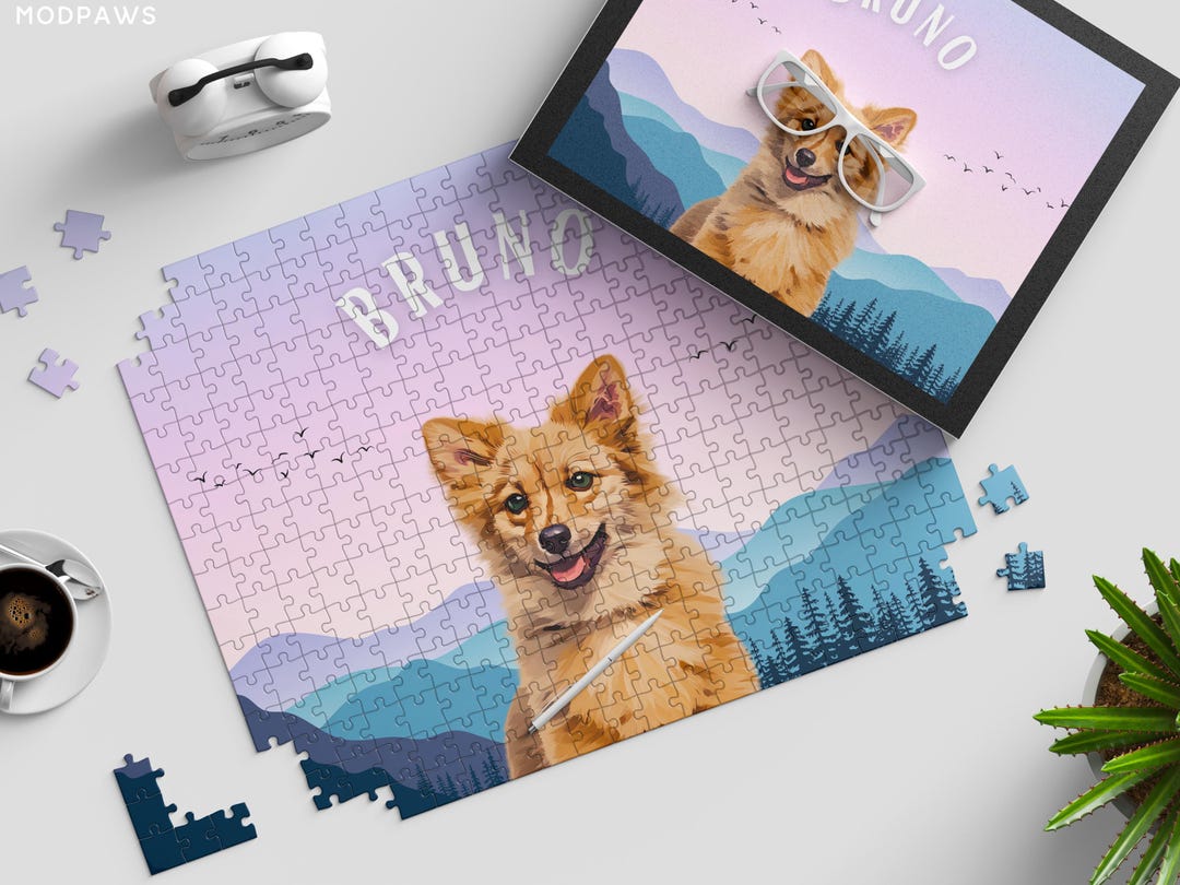 Custom Pet Puzzles Using Your Pet Photo Dog Jigsaw Canine Puzzle Best ...