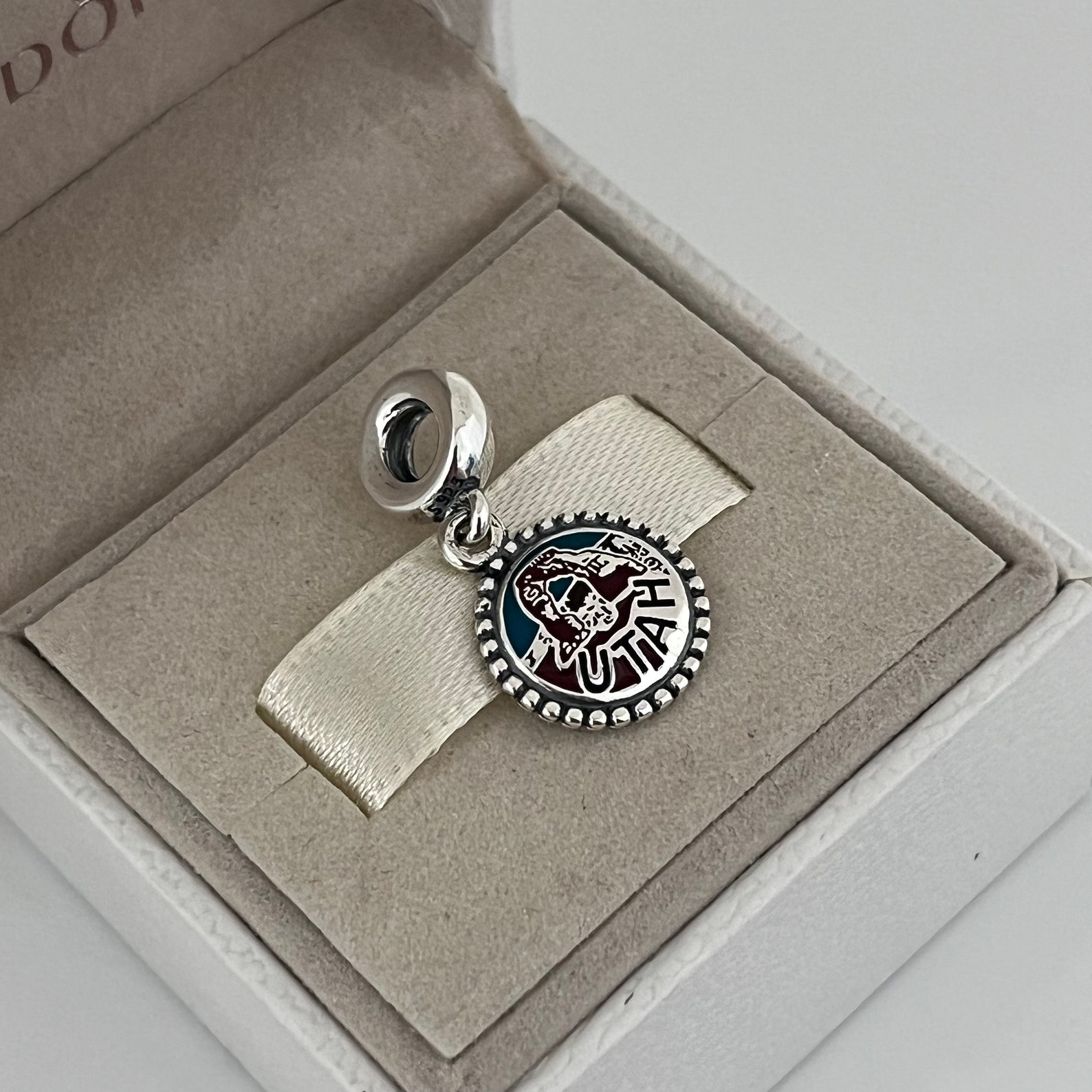 Pandora UTAH Beach Dangle Charm Pendant S925 Sterling Silver Jewelry ...