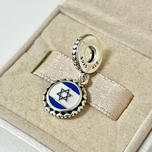Pandora Israel Flag Exclusive Dangle Charm Pendant Travel S925 Silver ...