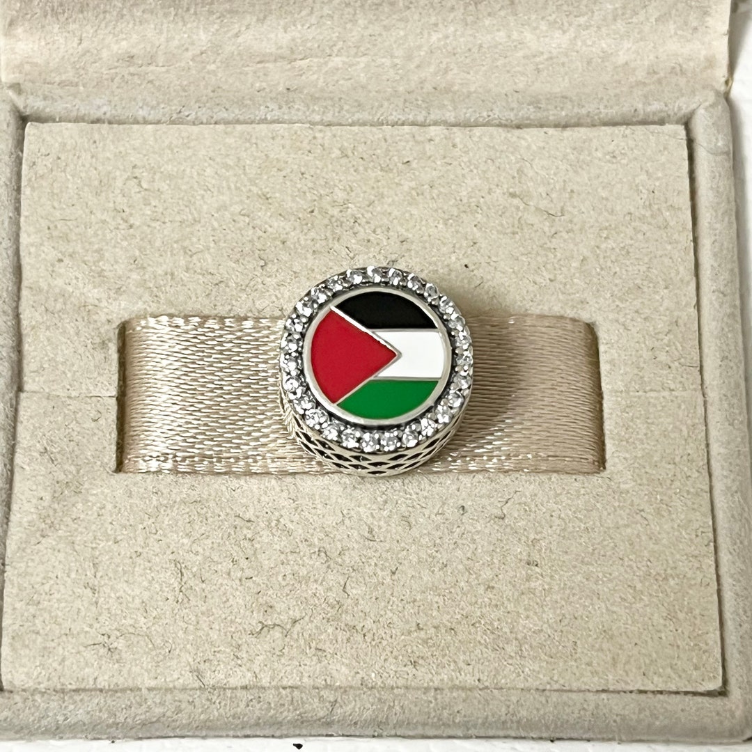 Pandora Palestine Flag Bead Exclusive Charm S925 Silver Travel Jewelry ...
