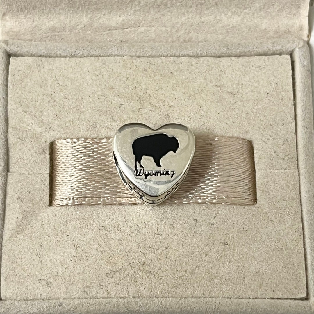 Pandora Yellowstone, National Park, Wyoming Exclusive Charm Heart Bead ...