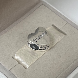 Pandora Vienna Exclusive Heart Bead Charm SC Flag Heart S925 Sterling ...