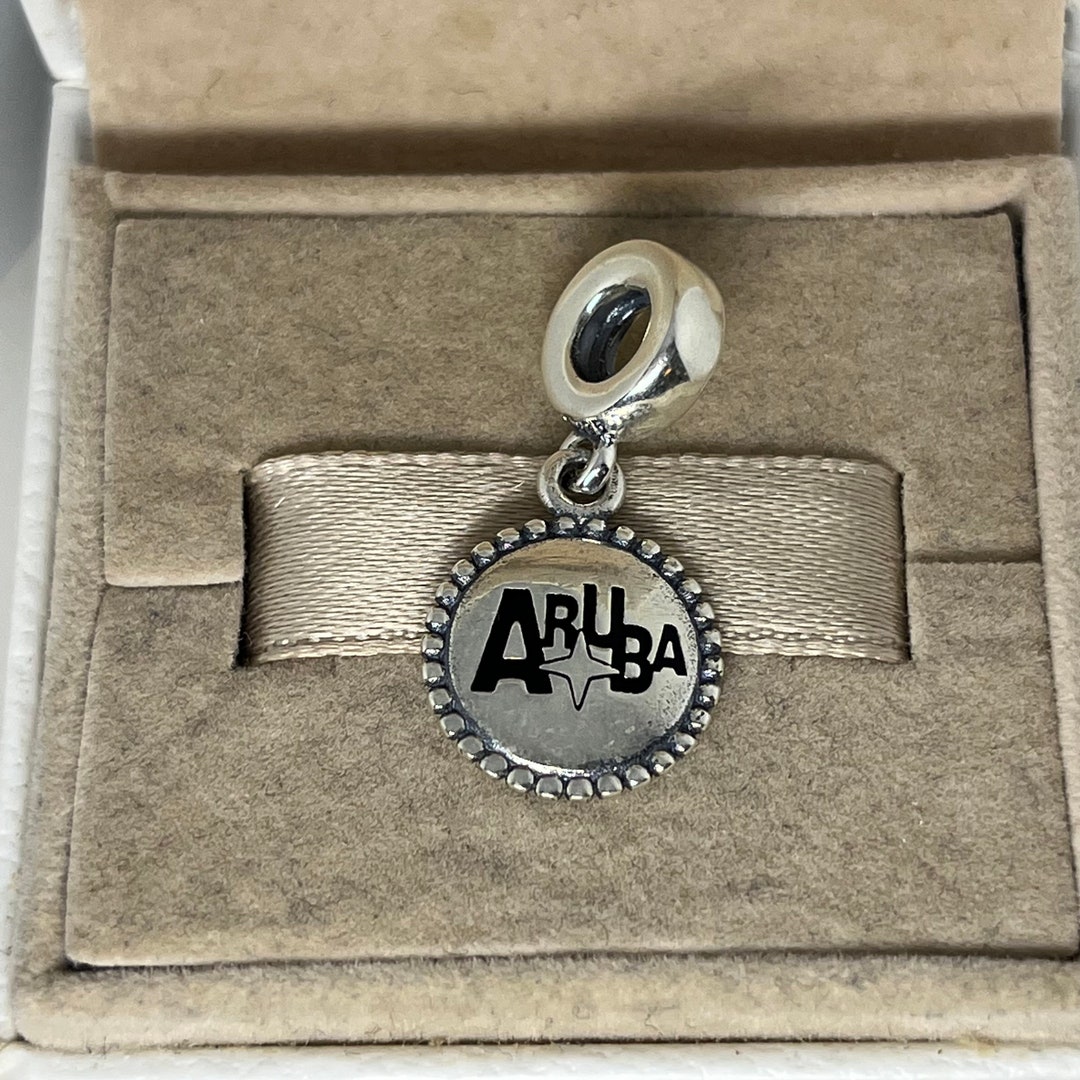 Pandora Aruba Exclusive Dangle Charm Pendant Travel S925 Sterling ...
