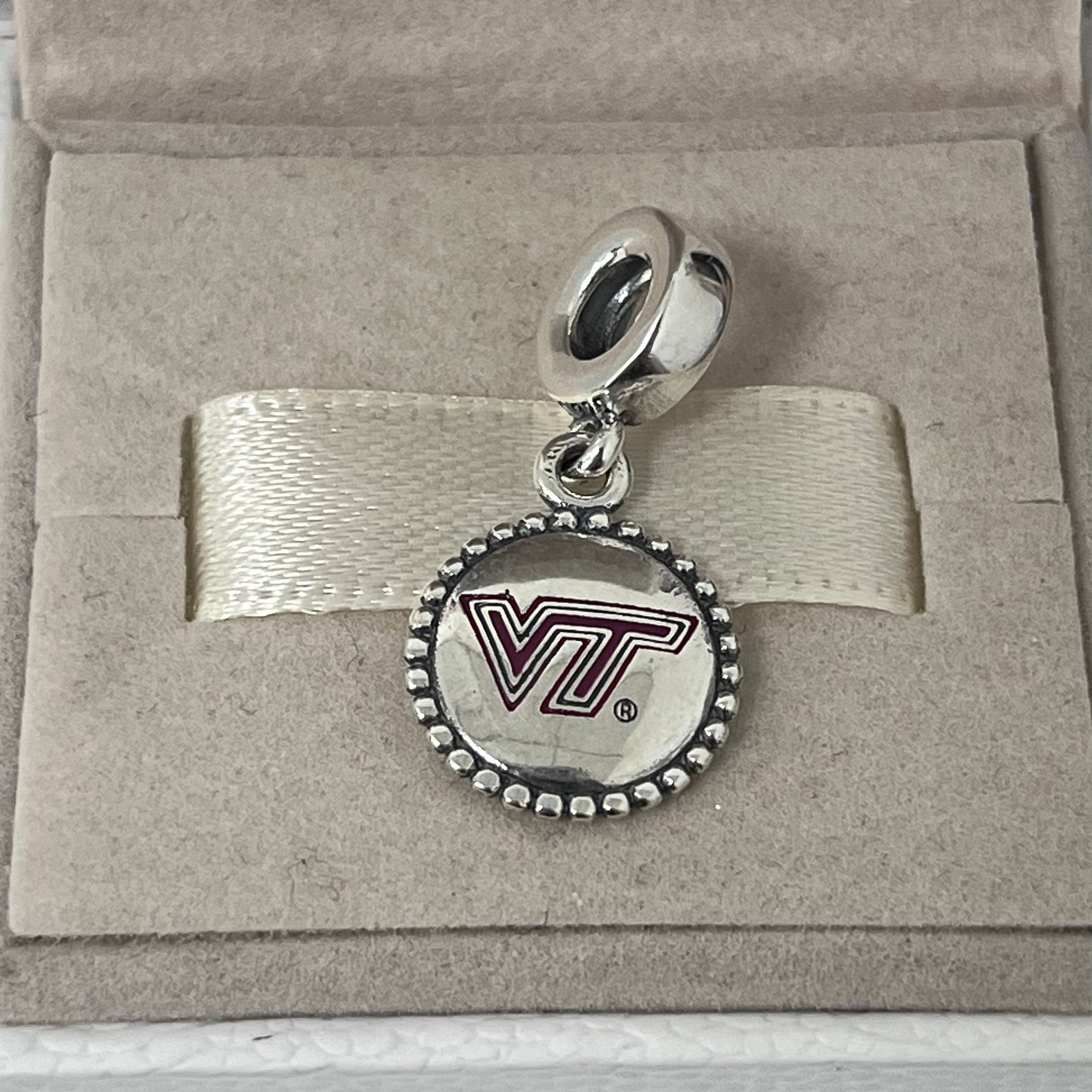 Virginia Tech Pandora Bead
