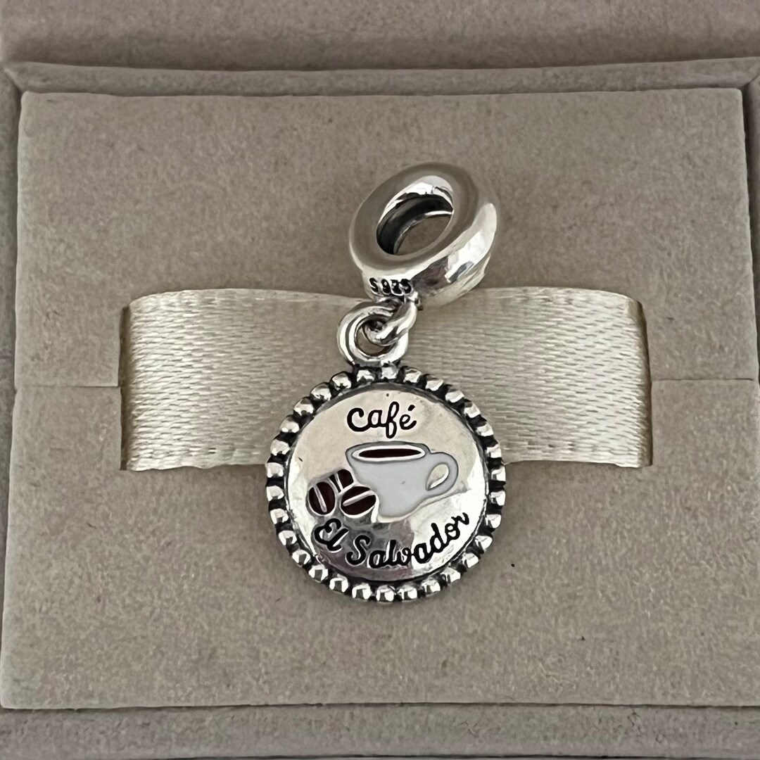 Pandora El Salvador Cafe Dangle Charms Pendant S925 Sterling Silver ...