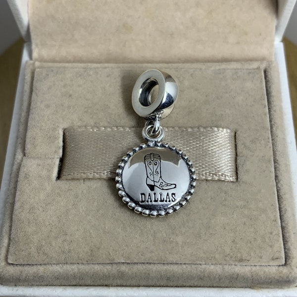 Pandora Cowboy Boot Charm - Etsy