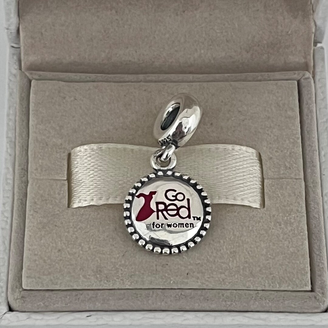 Pandora Go Red for Women Dangle Charm Pendant S925 Sterling Silver ...