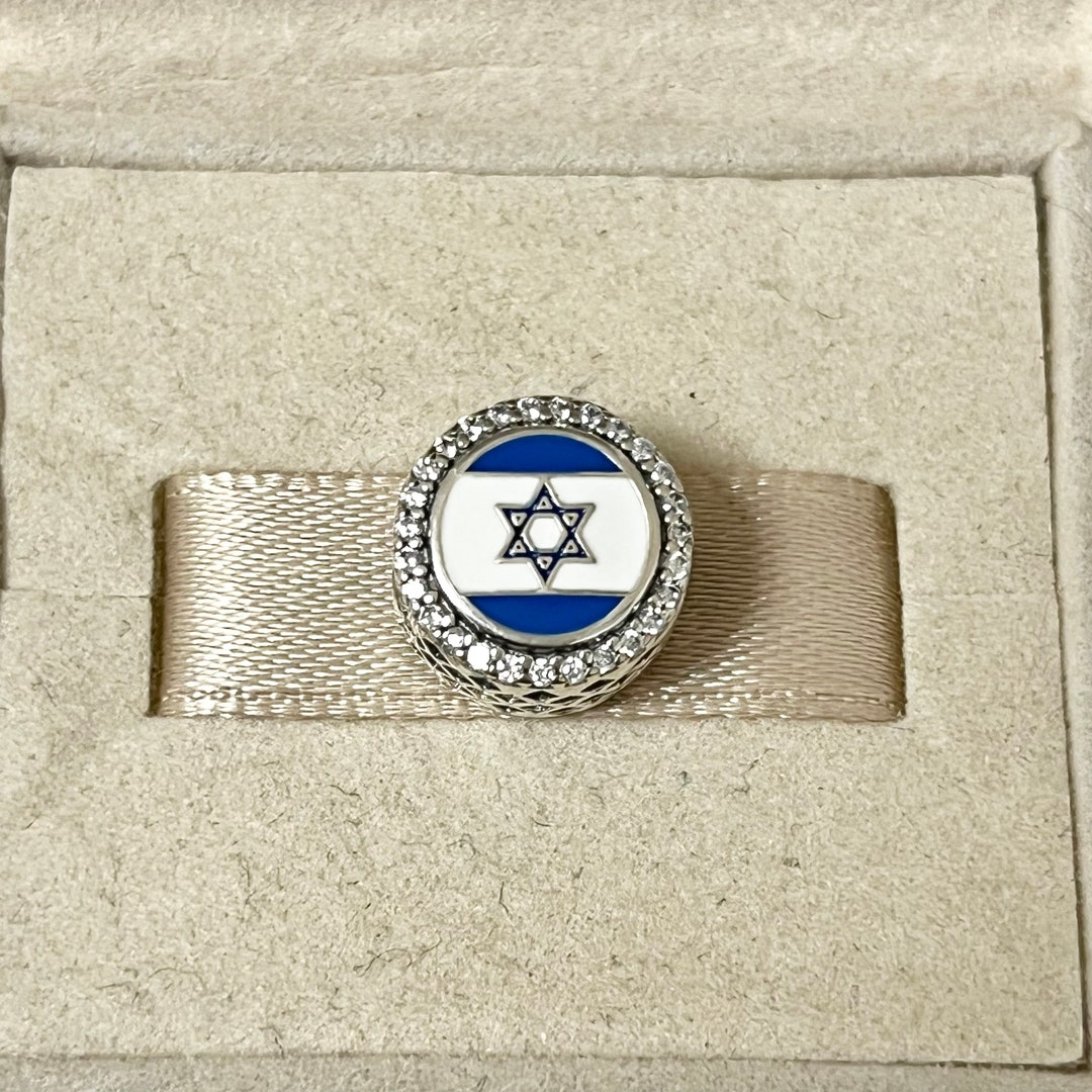 Pandora Israel Flag Charm Pendant Bead Exclusive Charm S925 Silver ...