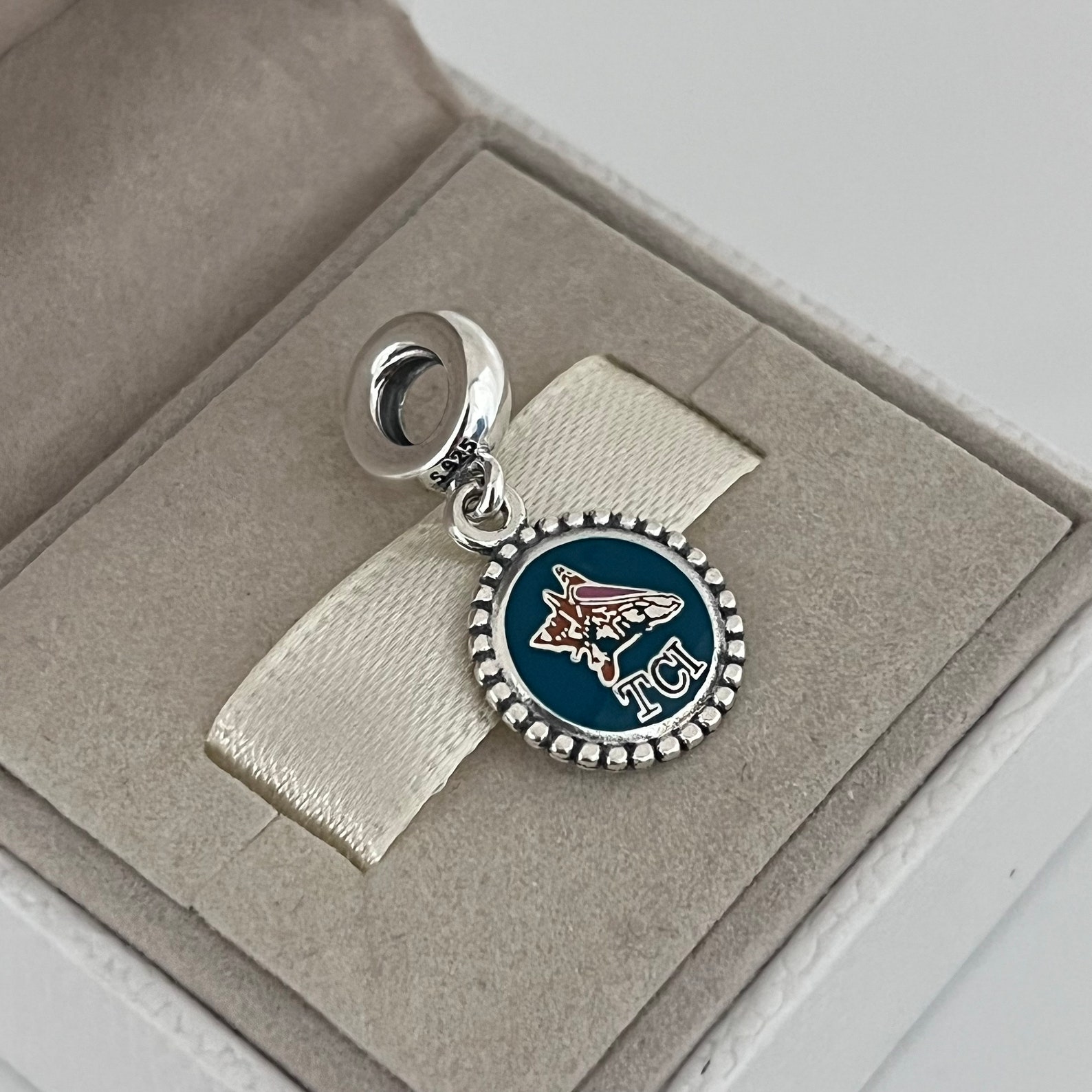 Pandora Turks and Caoicos Islands Dangle Charm S925 Sterling Silver ...