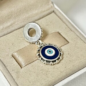 Pandora Evil Eye Dangle Charm Travel Pendant S925 Silver Jewelry for ...