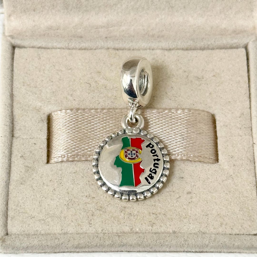 Pandora Portugal Flag Map Dangle Charm Travel Pendant S925 Silver ...