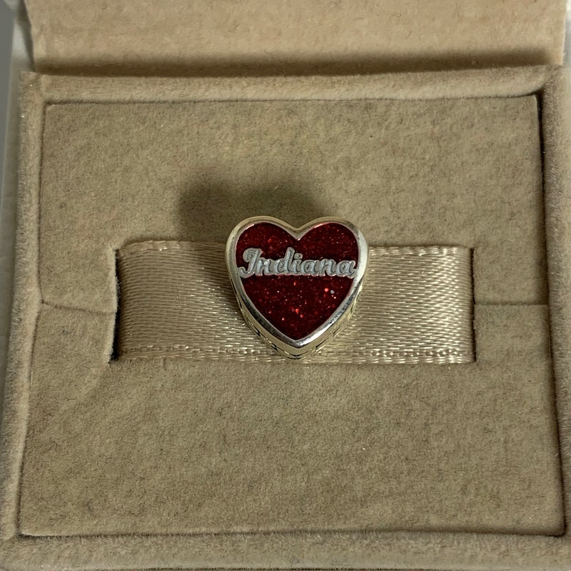 Red Heart Bracelet - Etsy