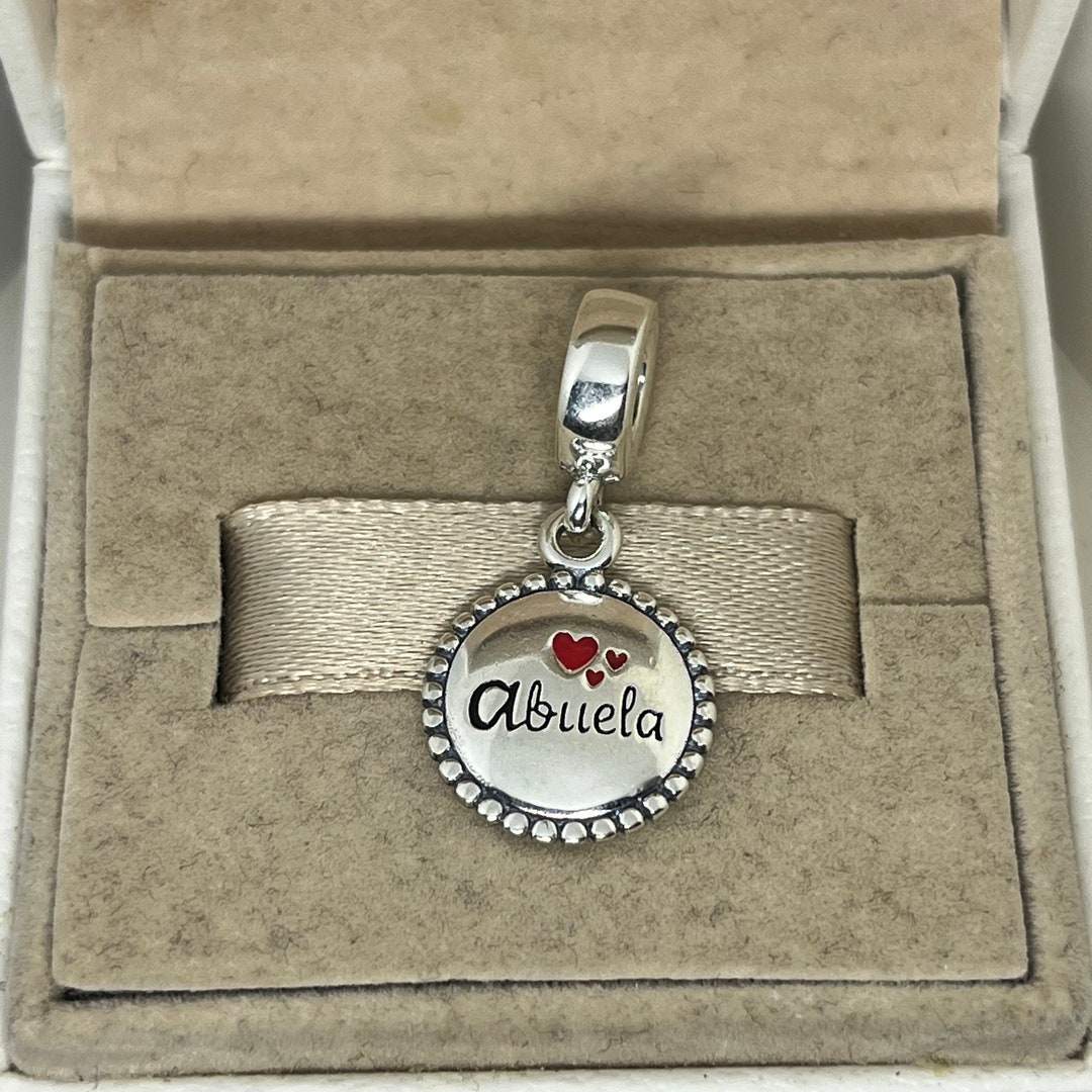 Pandora Abuela Spanish Grandmother Dangle Charm Pendant S925 Sterling ...
