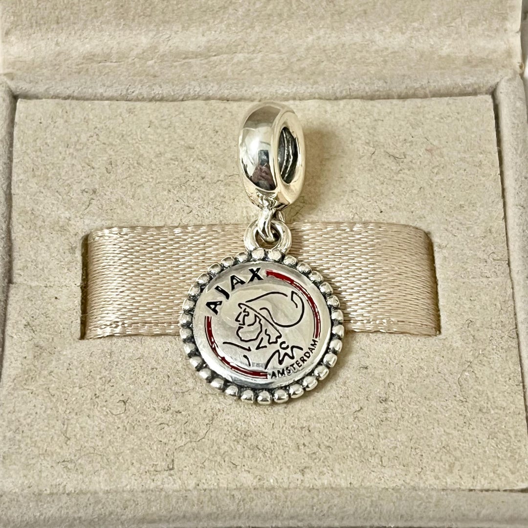 Pandora AJAX Amsterdam Football Team Dangle Charm Travel Pendant S925 ...