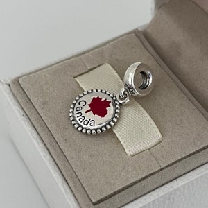Pandora Canada Maple Leaf Dangle Charm Pendant Travel S925 Sterling ...