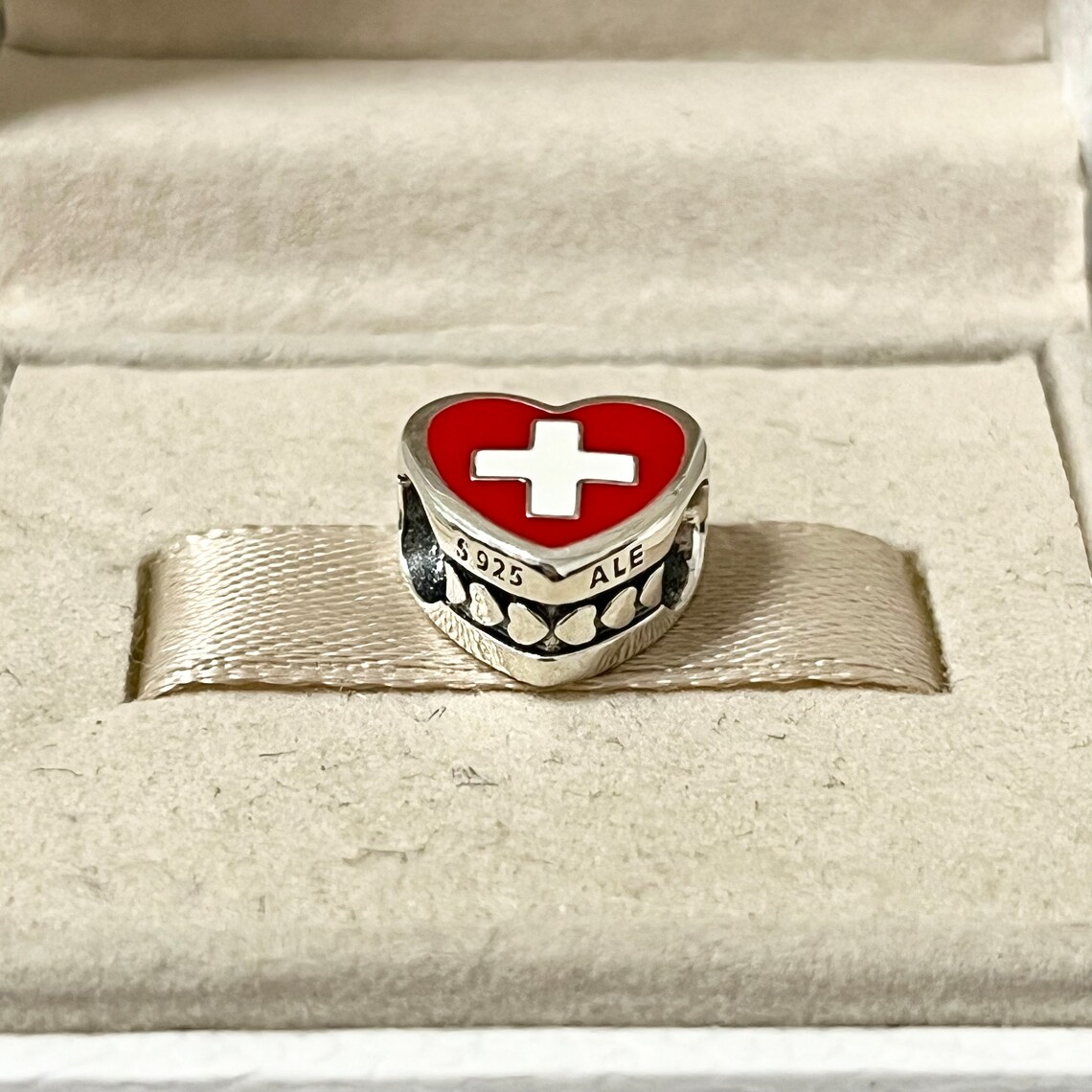 Pandora Switzerland Flag Charm Heart Bead Charm Love Switzerland S925 ...