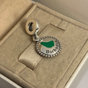 Pandora Barbados Map Exclusive Dangle Charm Pendant, S925 Sterling ...