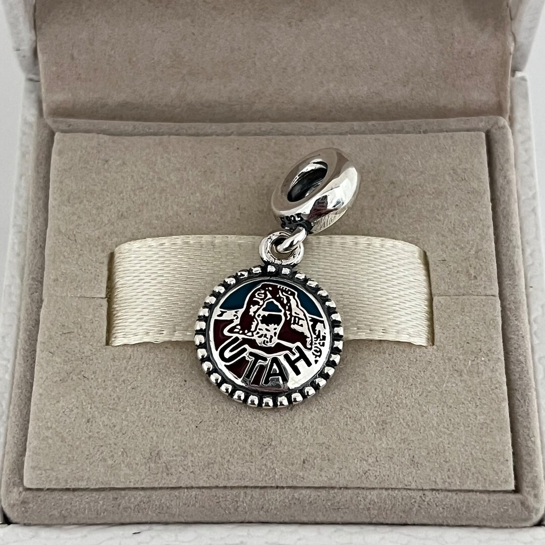 Pandora UTAH Beach Dangle Charm Pendant S925 Sterling Silver Jewelry ...