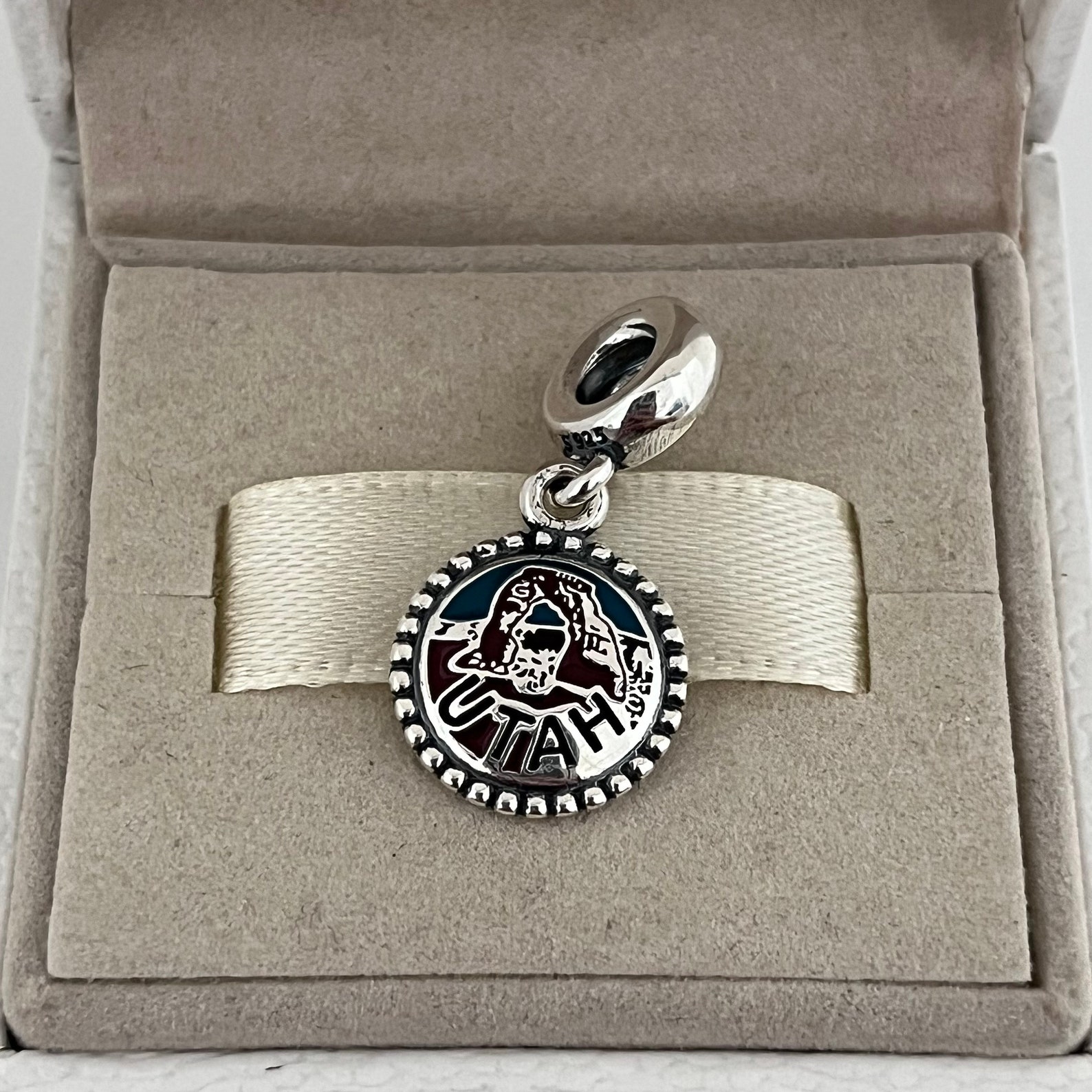 Pandora UTAH Beach Dangle Charm Pendant S925 Sterling Silver Jewelry ...