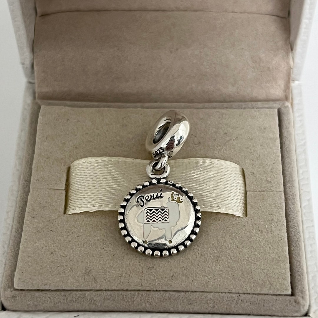 Pandora Peru Travel Dangle Charm Alpaca Pendant S925 Sterling Silver ...
