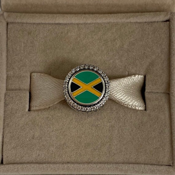 Jamaica Flag Pandora Charm Jamaica Pandora Charm Jamaica Flag Color