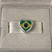 Pandora Brasil Brazil Flag Charm Heart Bead Charm Love Brazil S925 ...