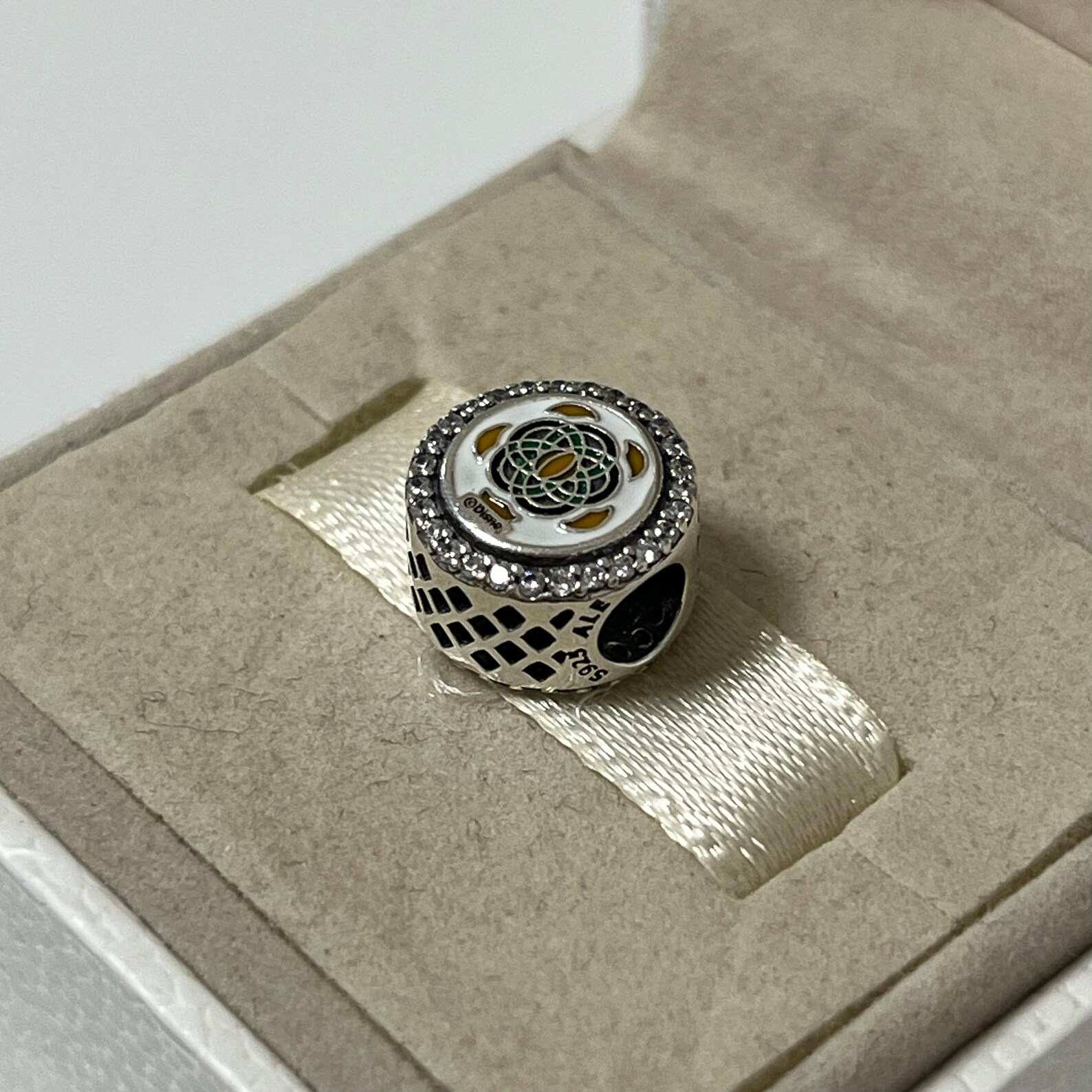Pandora Epcot Reimagined Spaceship Earth Charm Pendant Bead S925 Silver ...