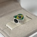 Pandora Brasil Brazil Flag Charm Heart Bead Charm Love Brazil S925 ...
