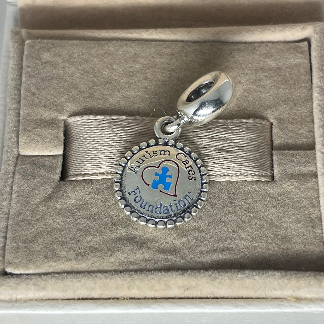 Pandora Autism Cares Foundation ACF Dangle Charm Pendant S925 Sterling ...