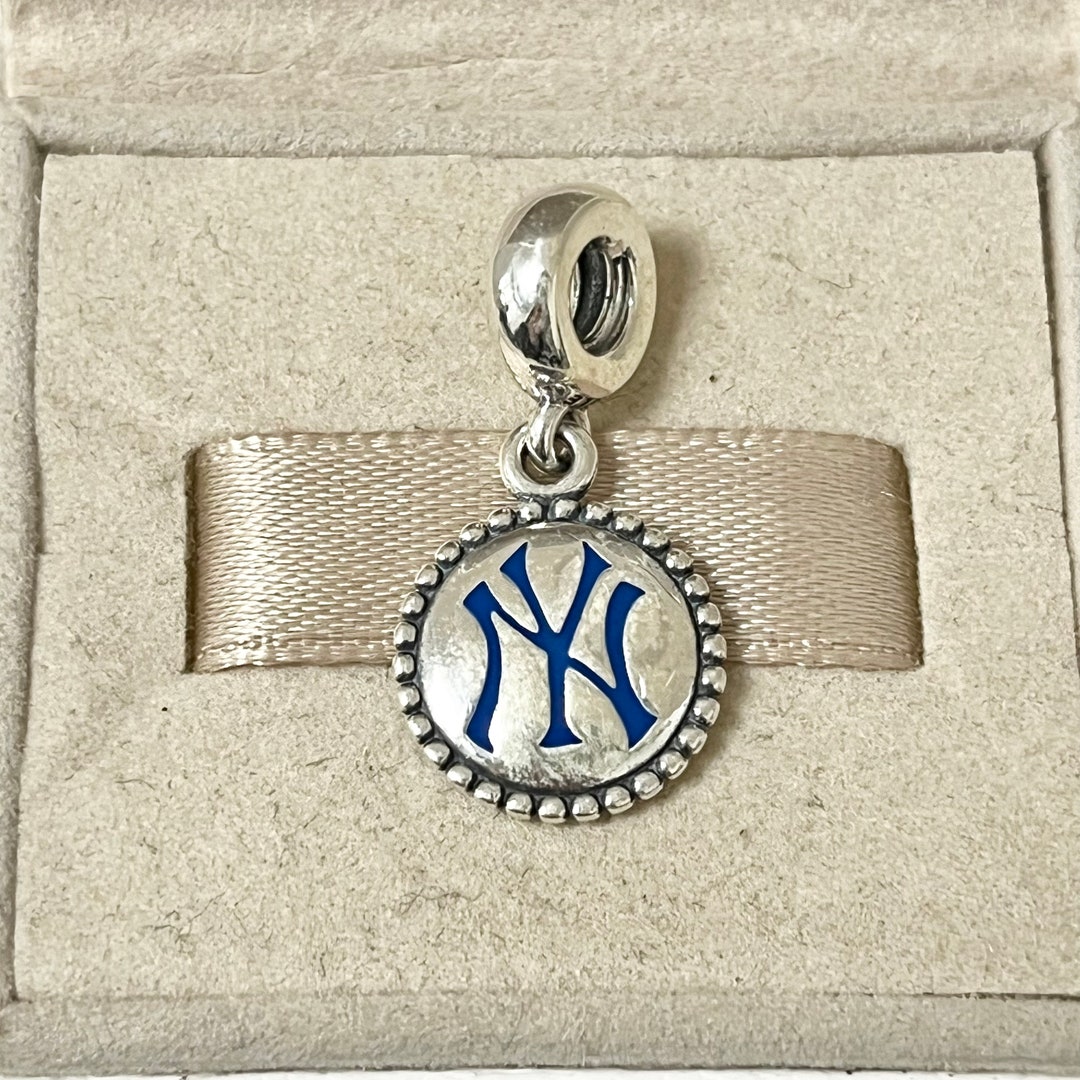 Pandora New York Yankees Dangle Charm Pendant S925 Sterling Silver ...