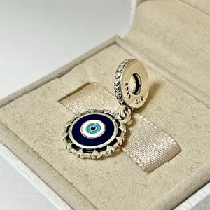 Pandora Evil Eye Dangle Charm Travel Pendant S925 Silver Jewelry for ...