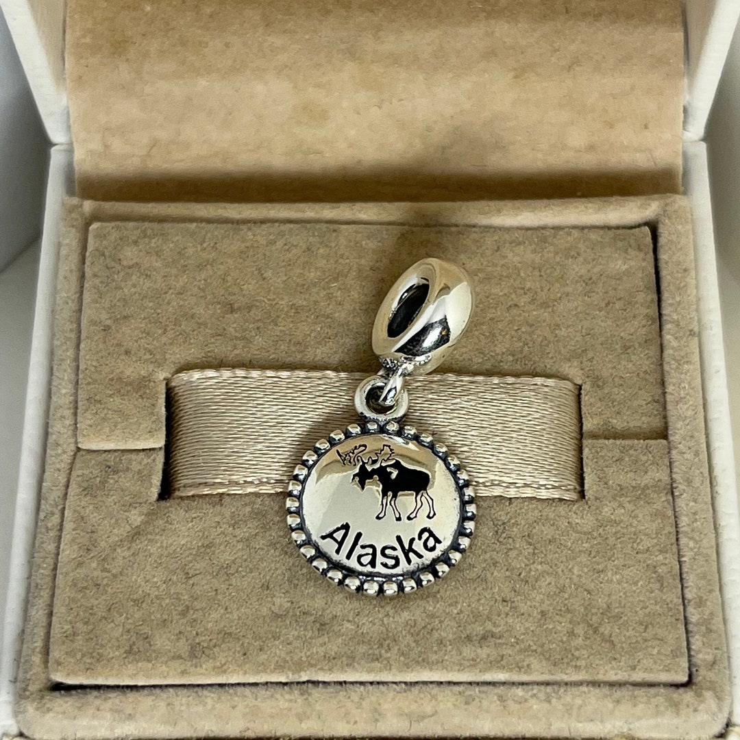 Pandora Alaska Exclusive Dangle Charm Moose Travel Pendant S925 ...