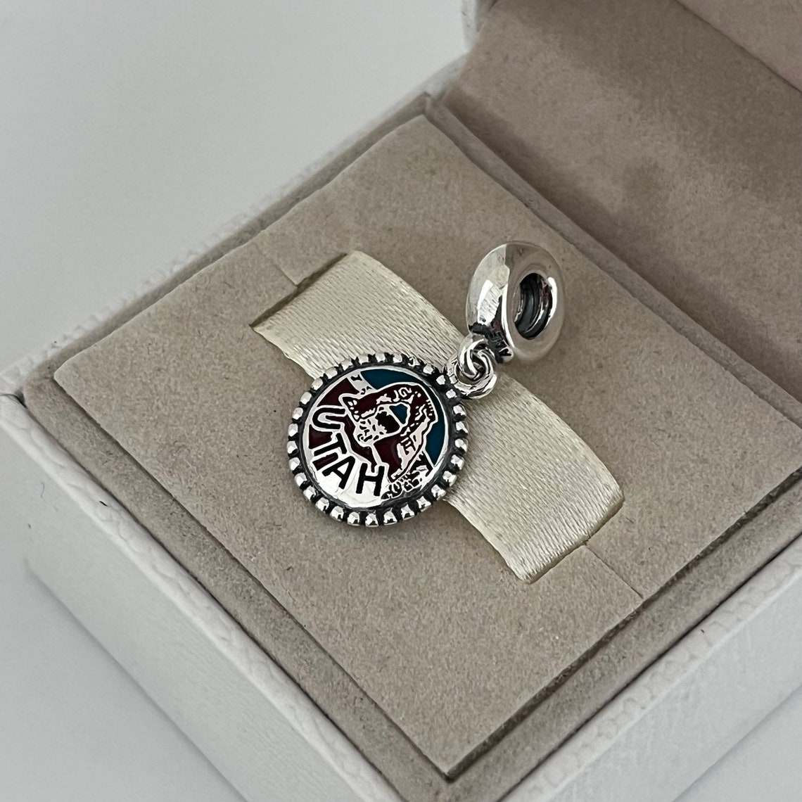 Pandora UTAH Beach Dangle Charm Pendant S925 Sterling Silver Jewelry ...