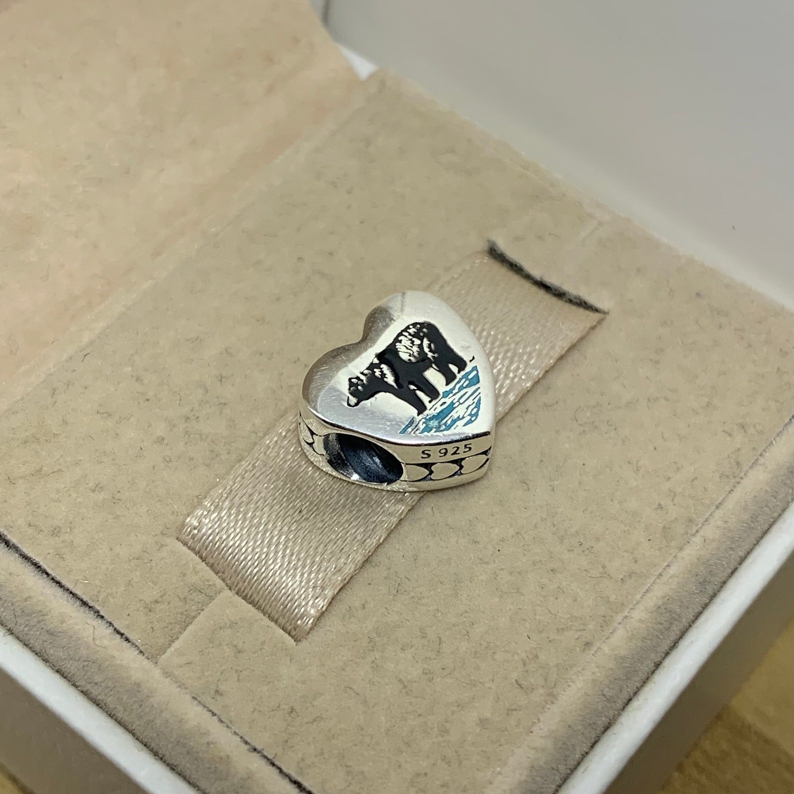 Pandora Alaska Bear Travel Heart Bead Charm Eagle With - Etsy