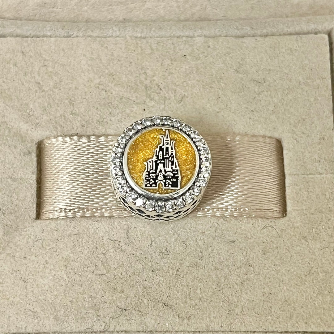 Pandora Disney Park Castle Mickey Bead Exclusive Charm S925 Silver ...