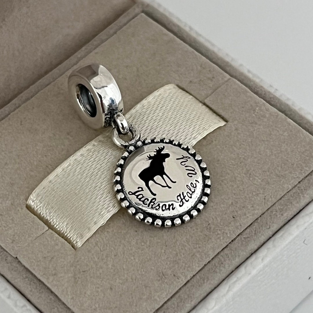 Pandora Jackson Hole, WY Dangle Charm Pendant S925 Sterling Silver ...