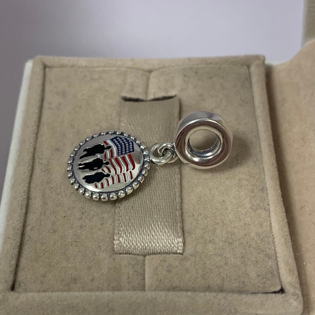 U.S. Army's Exclusive Dangle Charm Pendant，s925 Sterling Silver，america ...