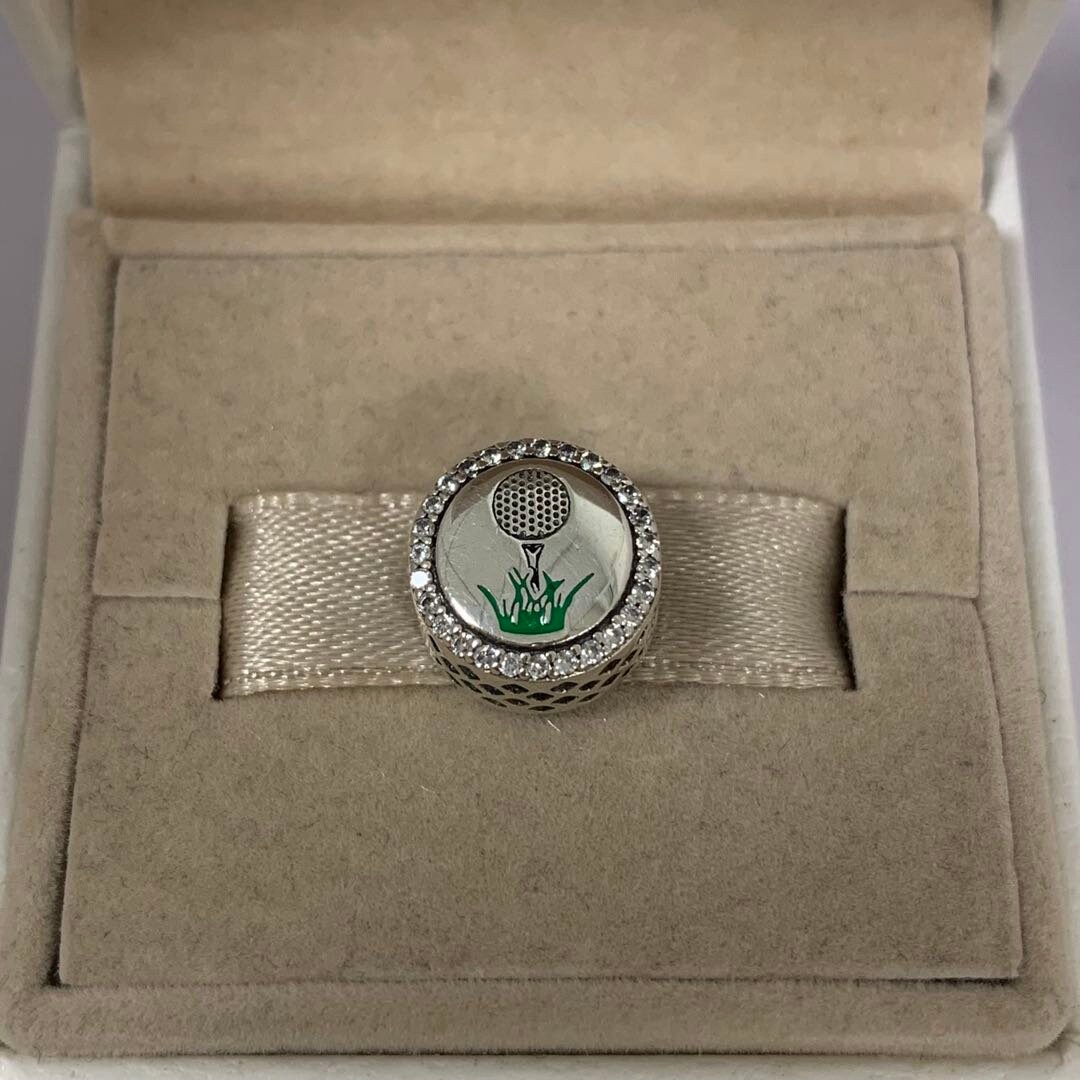 Pandora Florida Golf Bead Charm S925 Sterling Silver Jewelry for ...