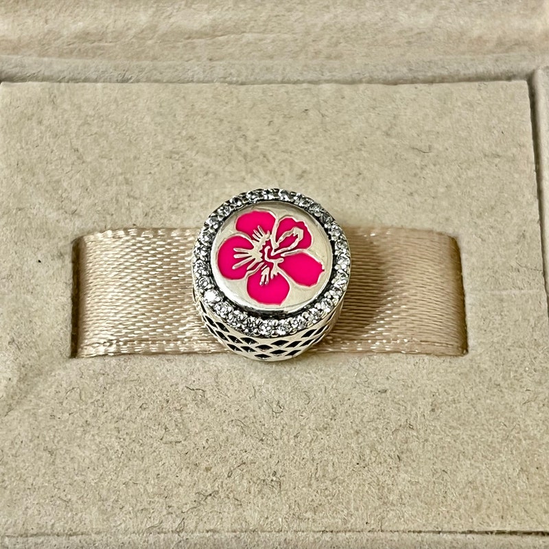 Charms Pandora Hibiscus - Etsy