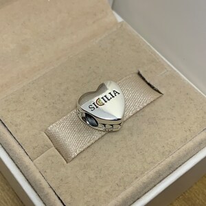 Pandora Sicily Flag Sicilia Travel Exclusive Heart Bead Charm S925 ...