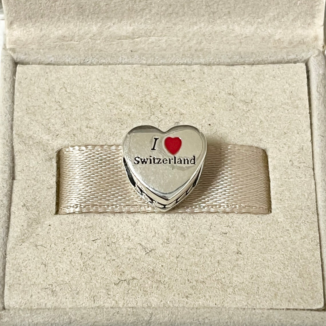 Pandora Switzerland Flag Charm Heart Bead Charm Love Switzerland S925 ...