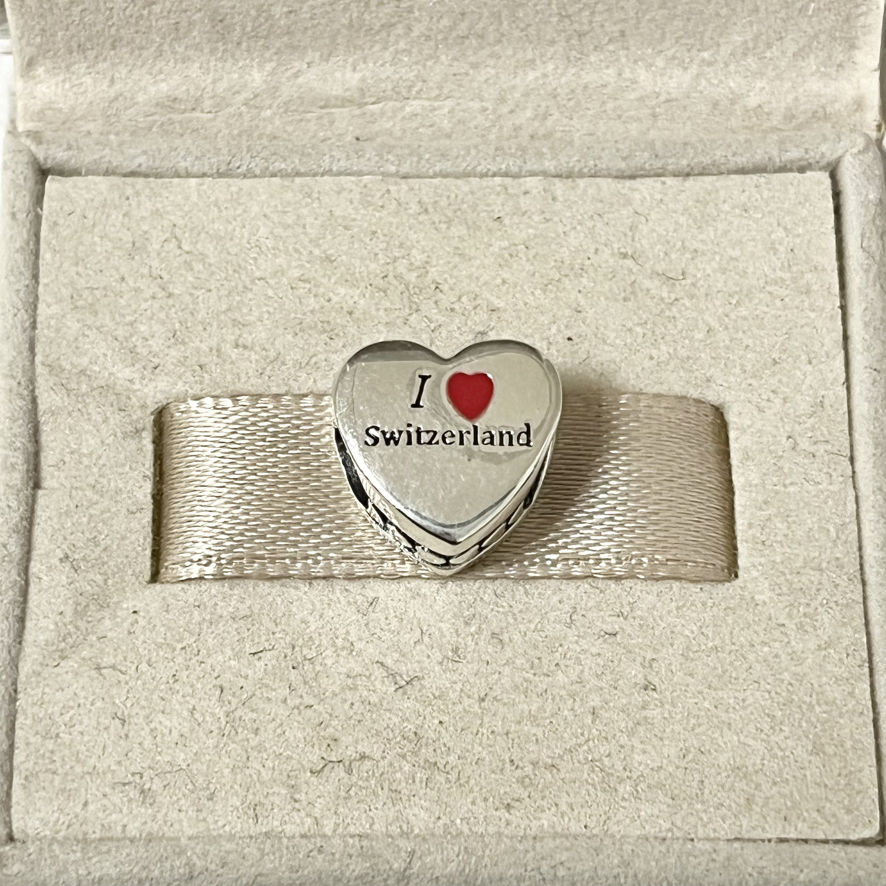 Pandora Switzerland Flag Charm Heart Bead Charm Love Switzerland S925 ...