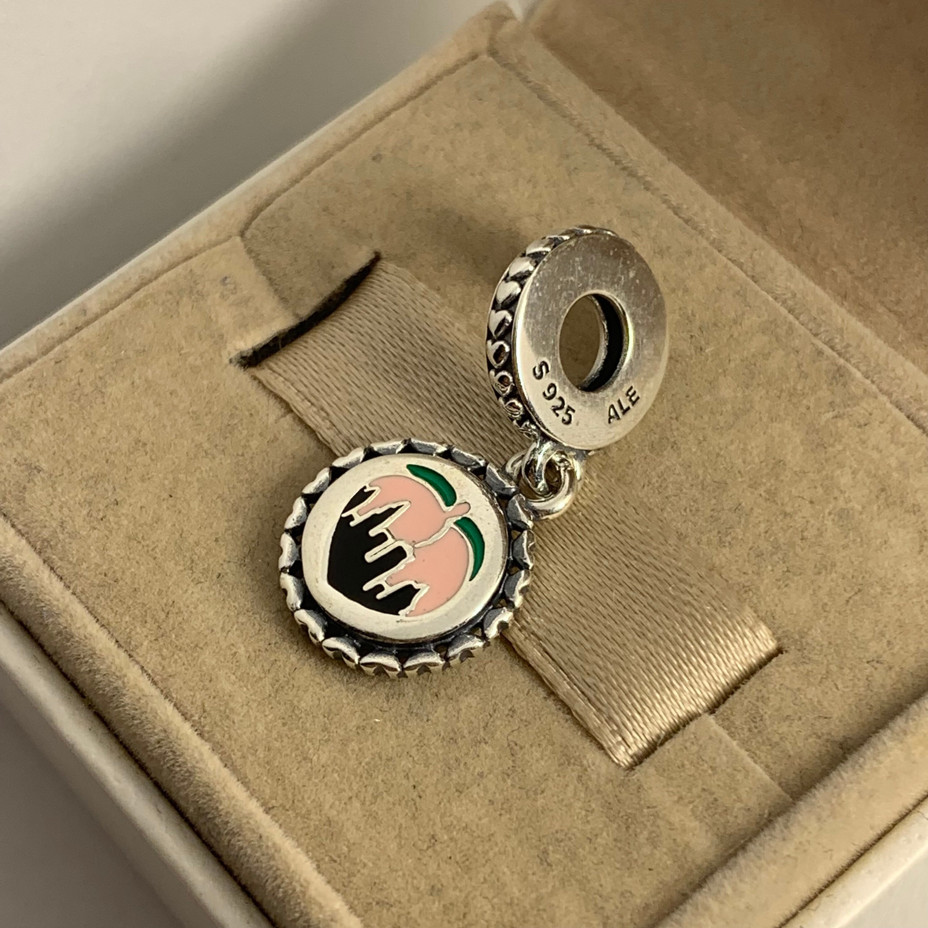Pandora Atlanta Georgia Peach Dangle Charm Travel Pendant S925 - Etsy