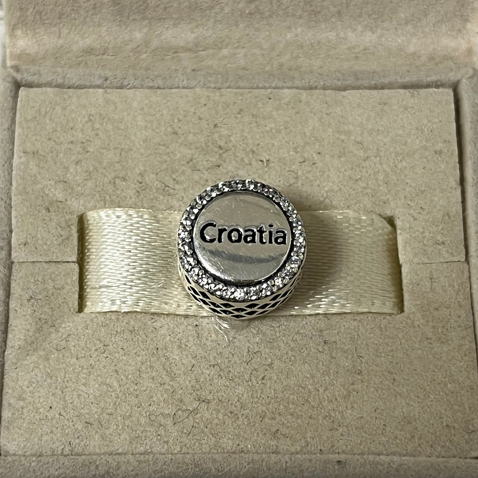 Pandora Croatia Flag Bead Exclusive Charm S925 Silver Travel Jewelry ...