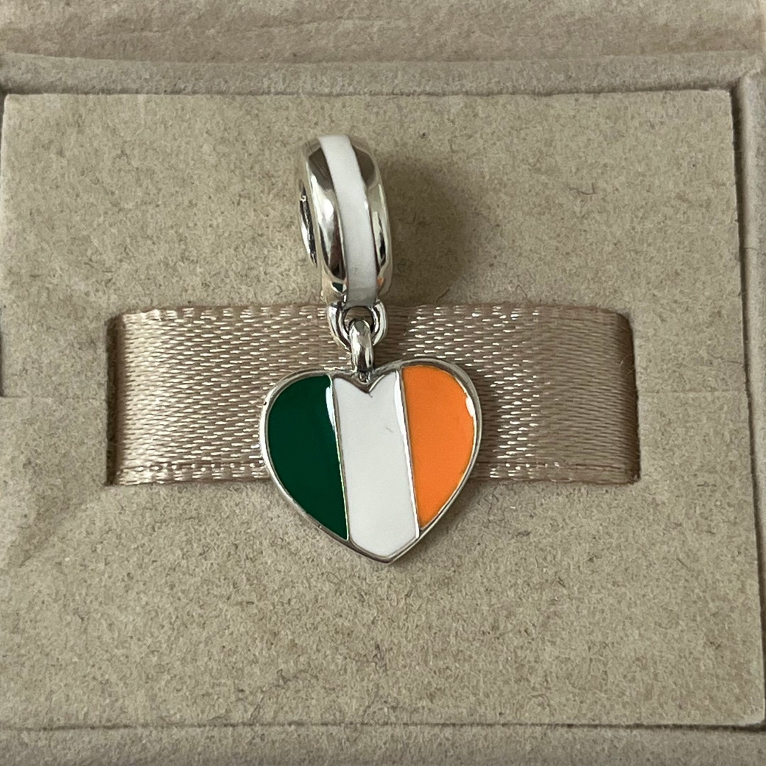 Pandora Ireland Flag Dangle Charm Pendant Ireland Travel S925 Silver ...