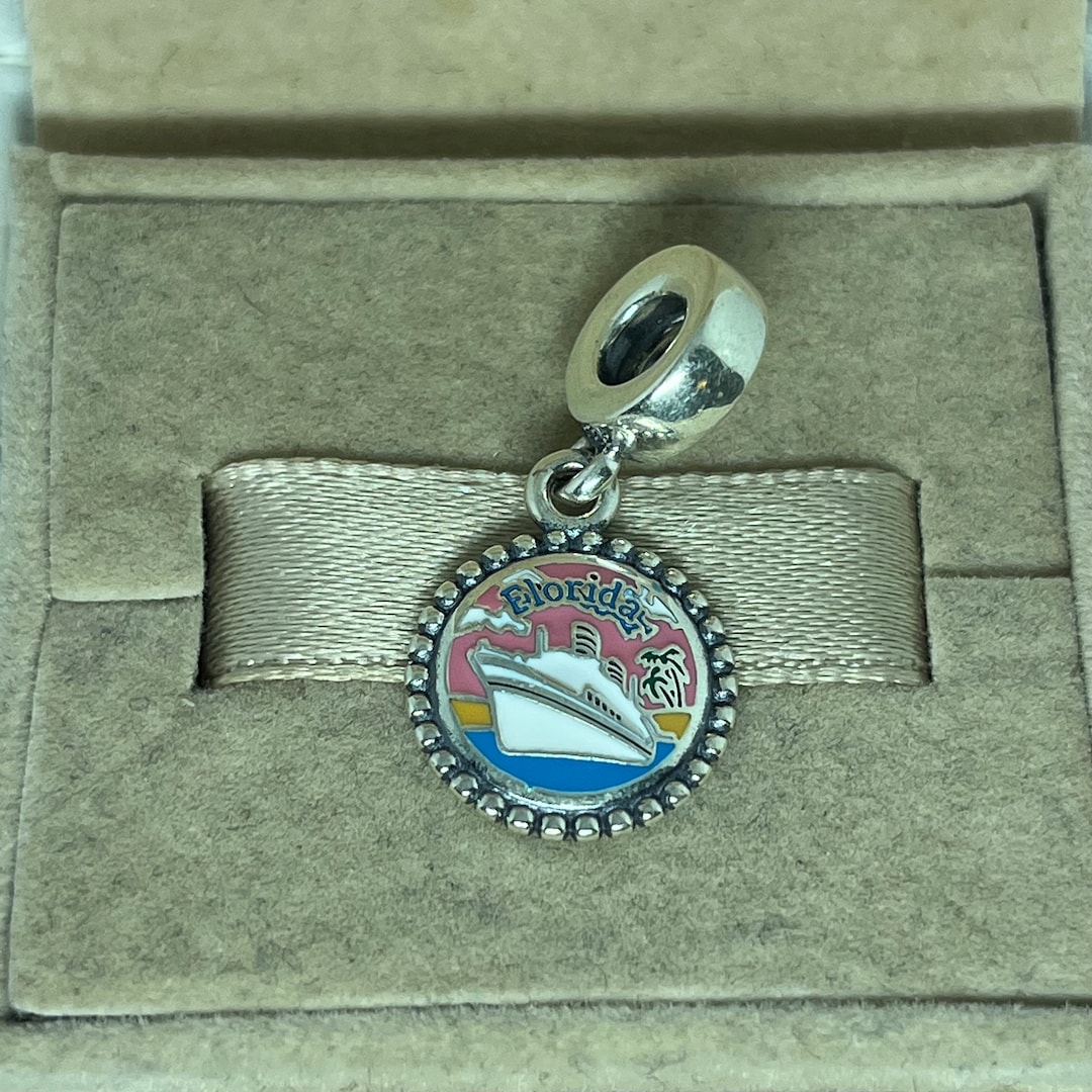 Pandora Florida Beach Cruise Ship Exclusive Dangle Charm Pendant Travel ...